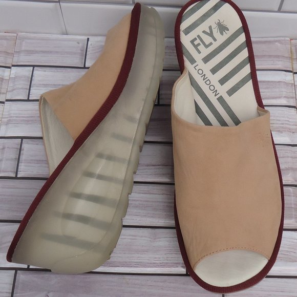 Fly London | Shoes | Size Eu 4 Fly London Nubuck Leather Slip On Wedge ...